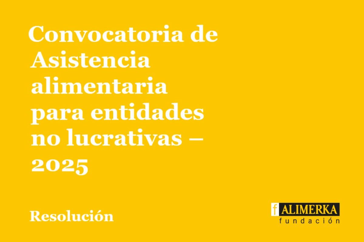 Convocatoria de ayudas a proyectos 2025 - Fundación Alimerka